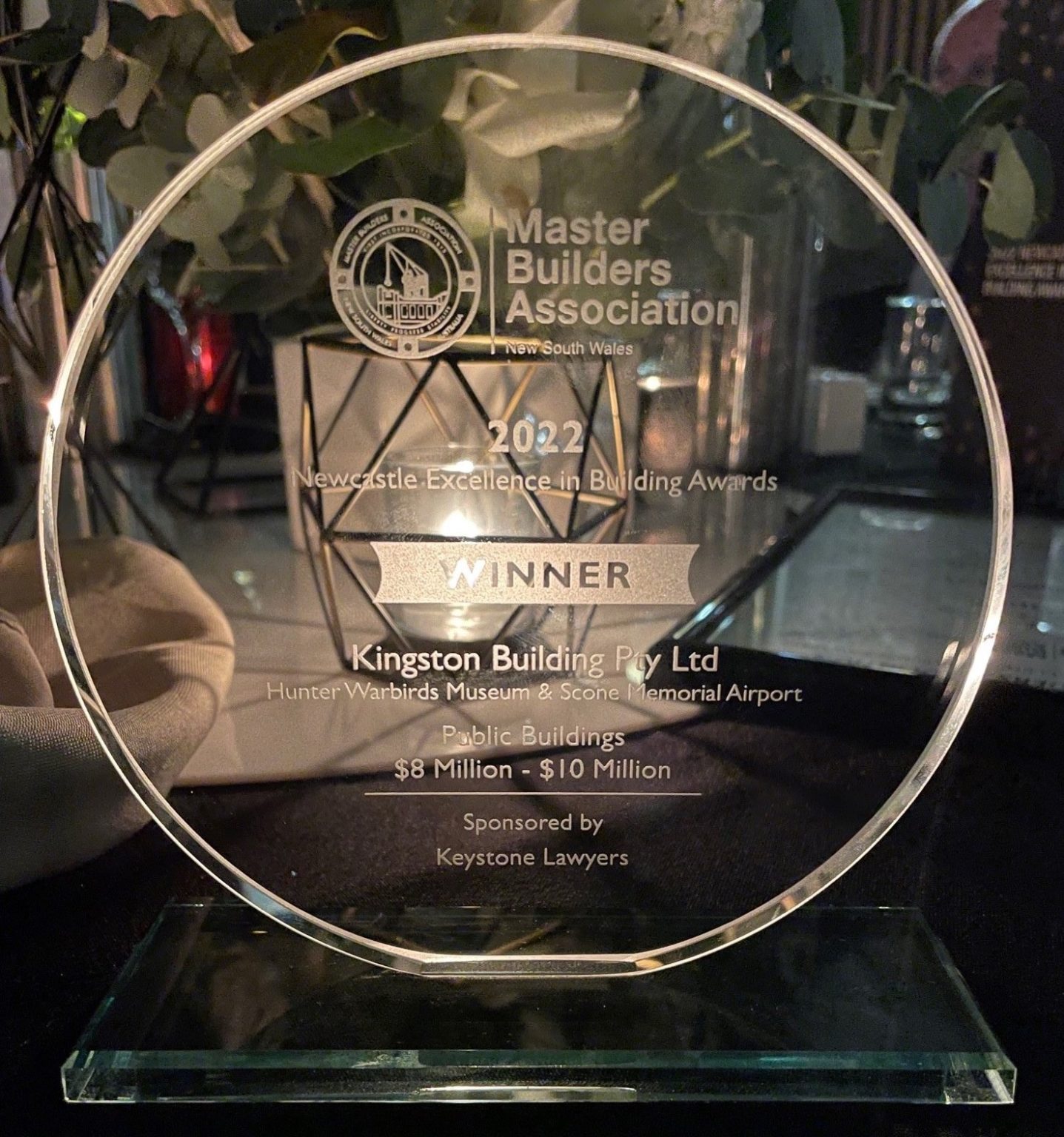 Kingston Wins At The Master Builder Association 2022 Newcastle ...